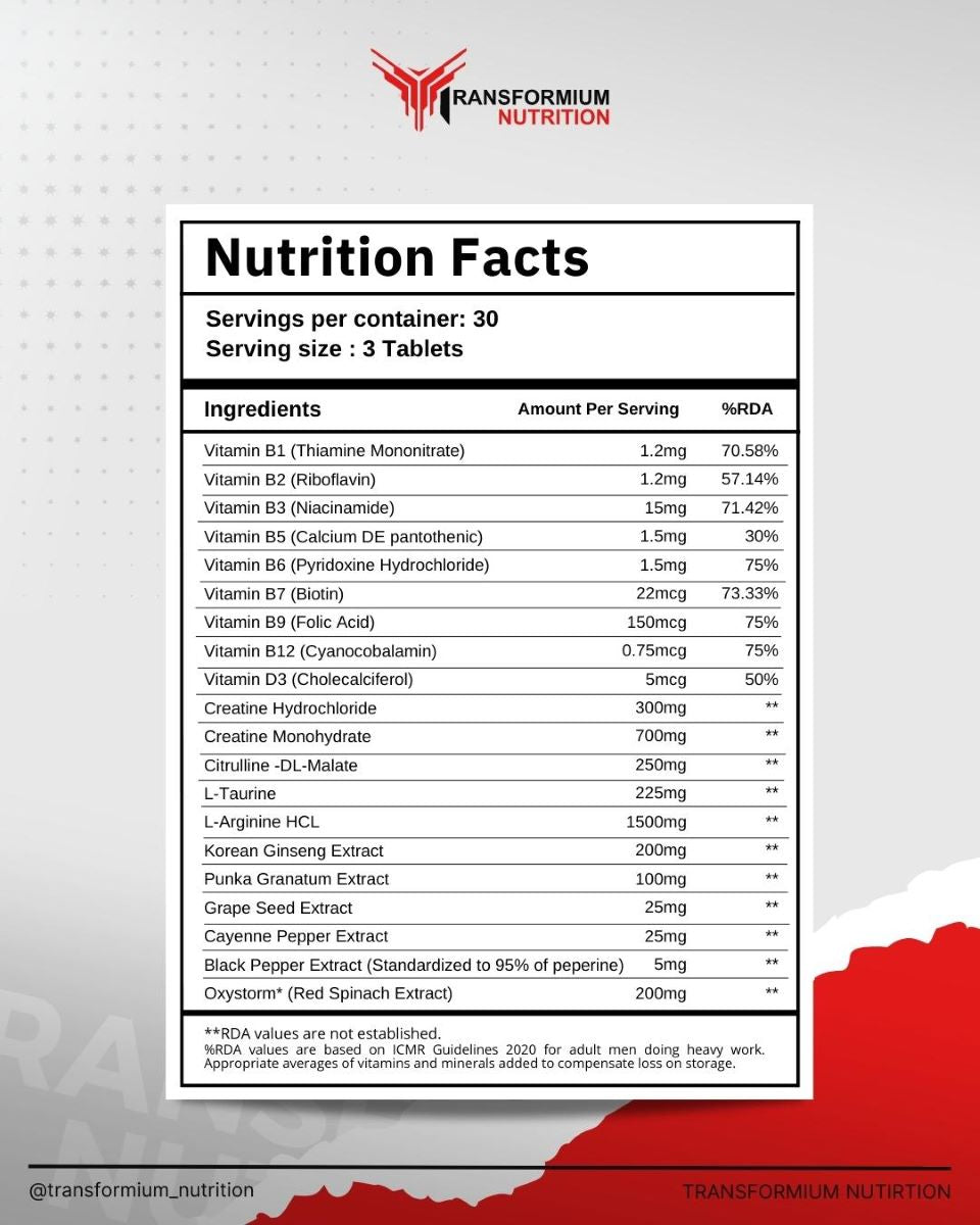 Veinz – Transformium Nutrition
