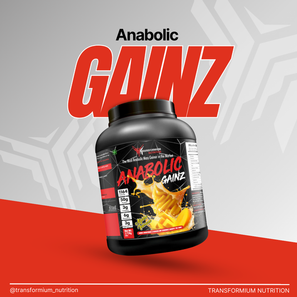 Anabolic Gainz Bulk Mass Gainer – Transformium Nutrition